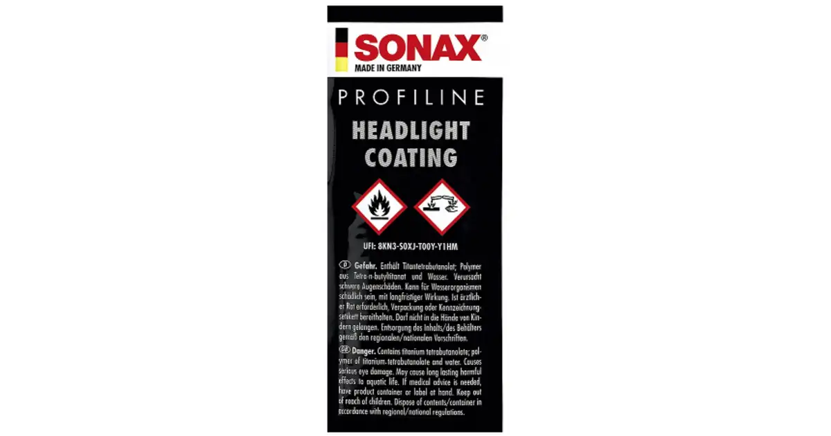 SONAX PROFILINE HEADLIGHT COATING 5ML - DetailingSupply